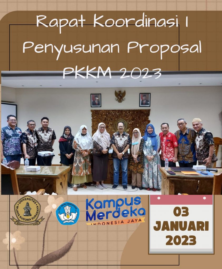 Rapat Koordinasi I Penyusunan Proposal PKKM 2023 – MBKM UWKS